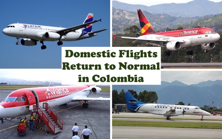 Colombia Domestic Flights Return to Normal: Bogotá has 41 Routes ...